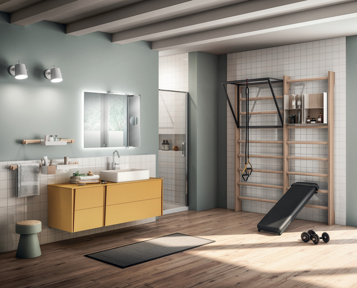 Angolo fitness e spa in bagno Scavolini | Scavolini Magazine