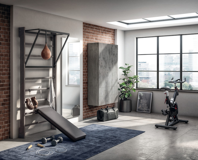 Create a gym in your bathroom: Gym Space | Scavolini Magazine