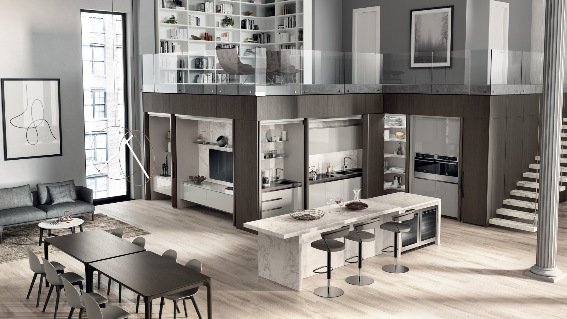 Kitchens, Bathrooms, Living Rooms and Walk-in Wardrobes | Scavolini