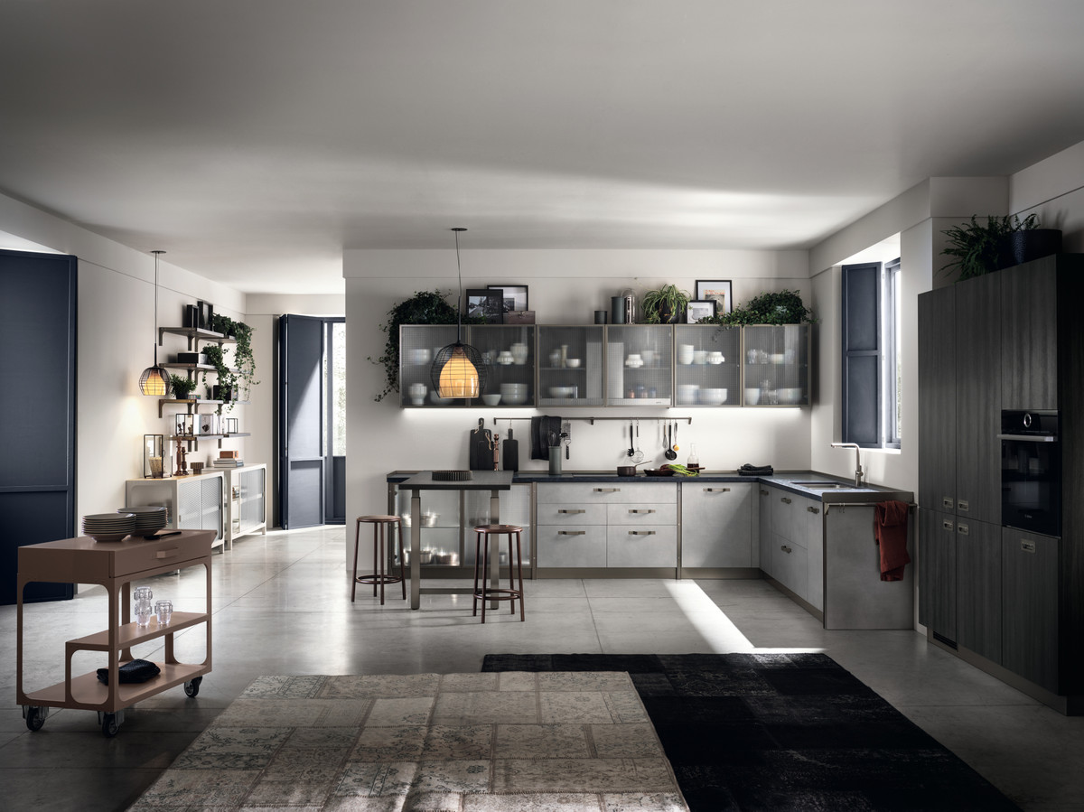 Movable compositions: the L-shaped kitchen | Muebles | Scavolini Magazine