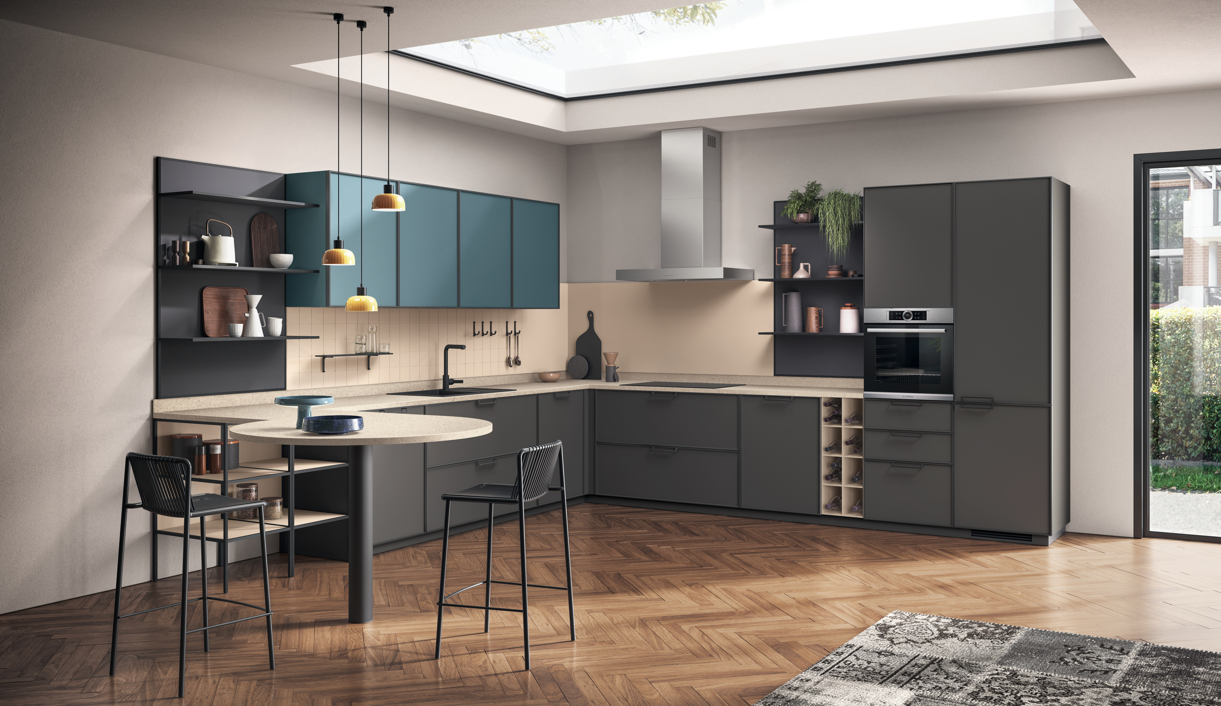 Move around comfortably in the kitchen | Planung | Scavolini Magazine